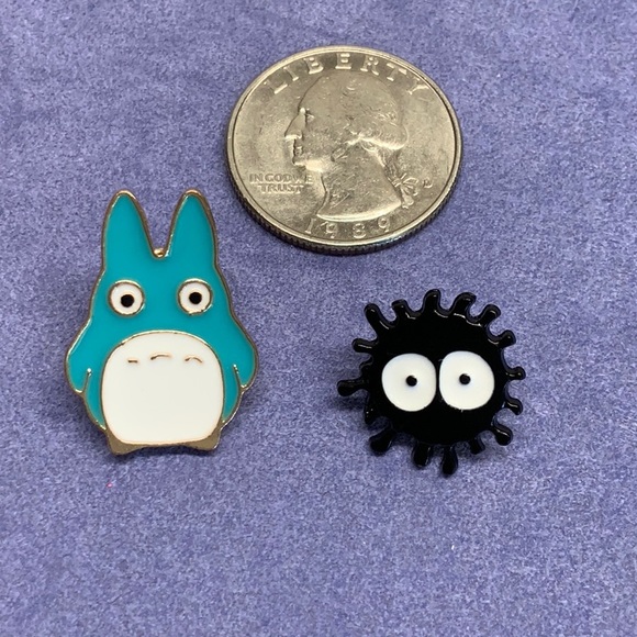 Studio Ghibli | Jewelry | Studio Ghibli Blue Totoro And Soot Sprite ...